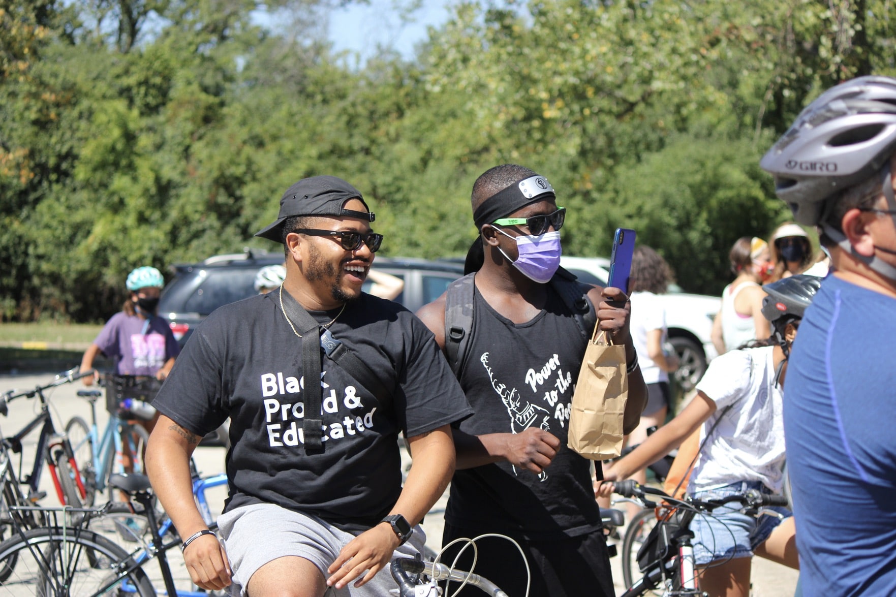 Biking Back: Locals join Otis Campbell for ride to Tower Road Beach ...