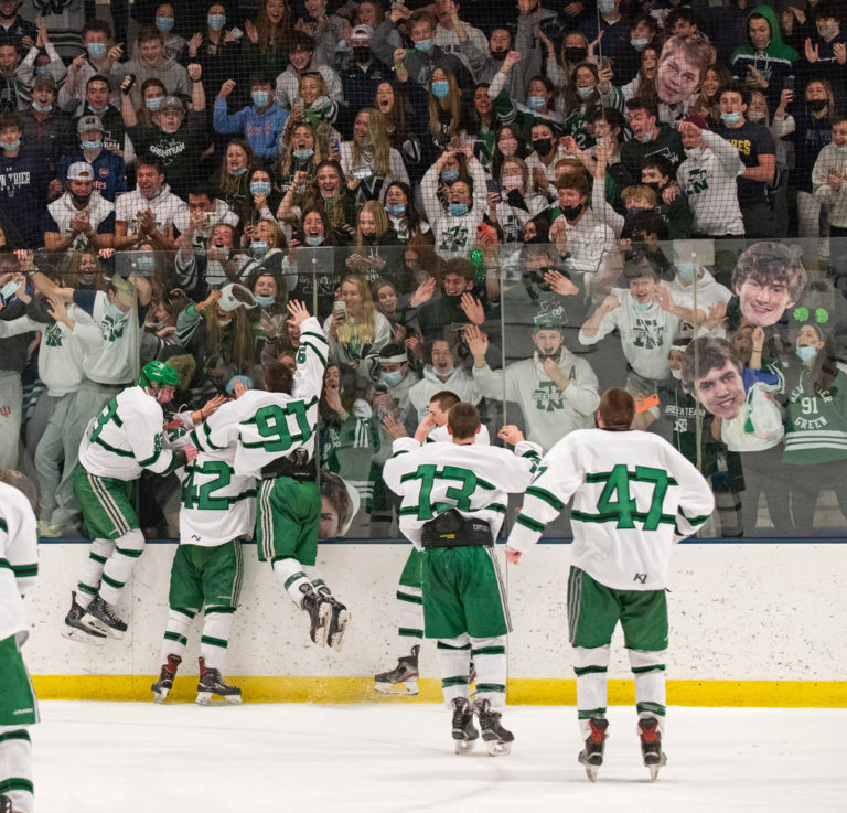 New Trier Green hockey wins state title in overtime thriller against ...