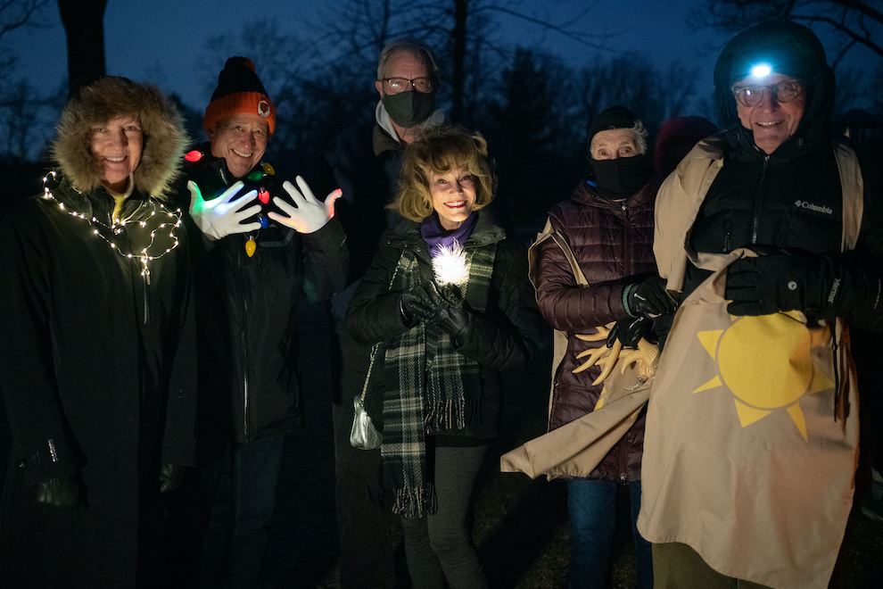 Solstice Stroll: Residents celebrate Winter Solstice on Green Bay Trail - The Record