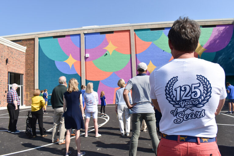 Huge mural unveiled to highlight special Sears School homecoming - The ...