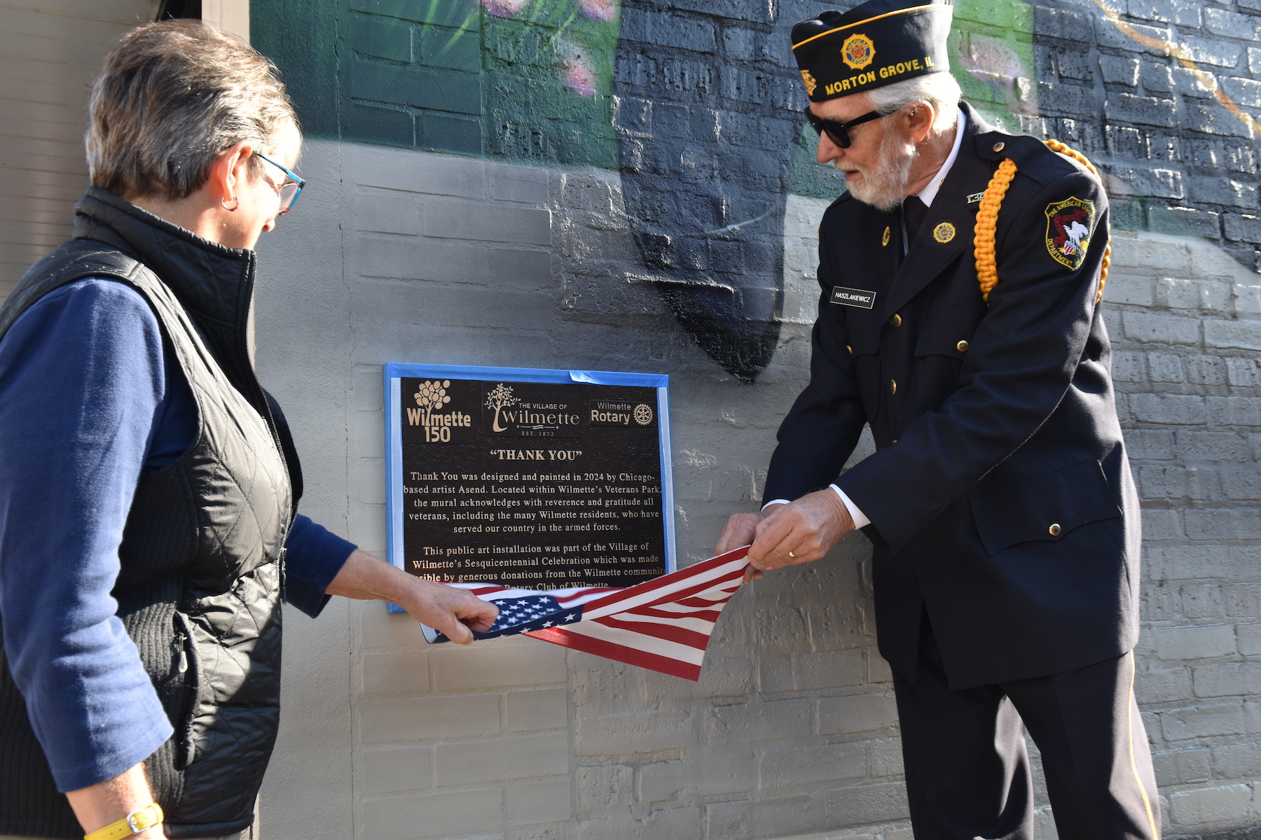 Mural dedication highlights Veterans Day ceremonies in Wilmette - The ...