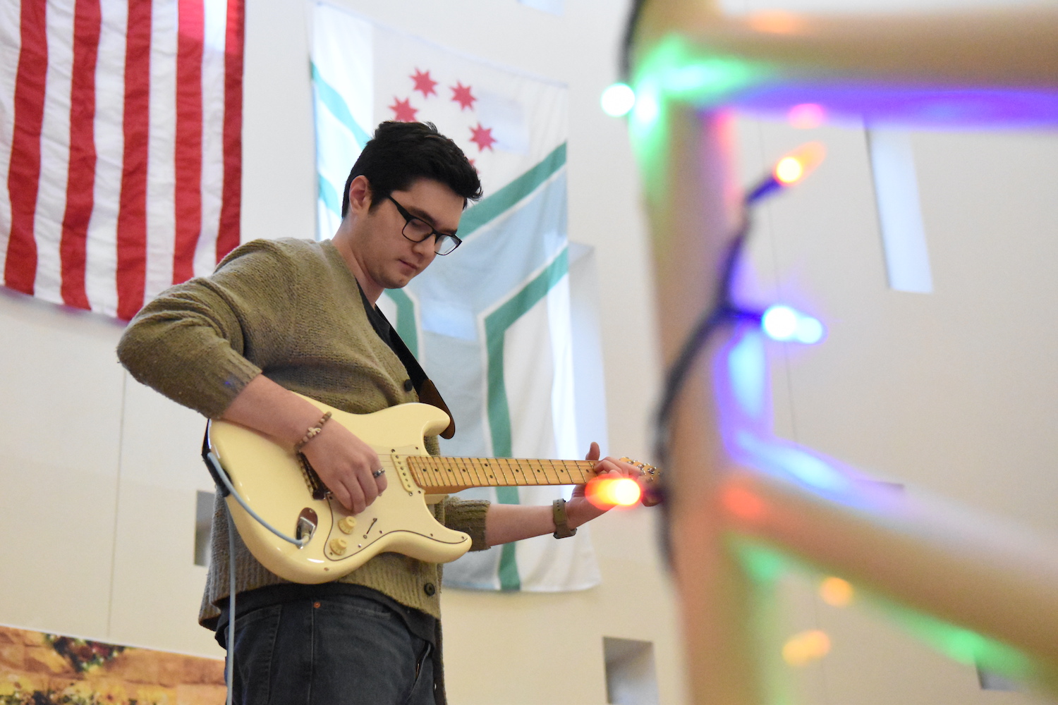 Live at the county jail holiday show with Wilmette's Chris Karabas and Band - The Record