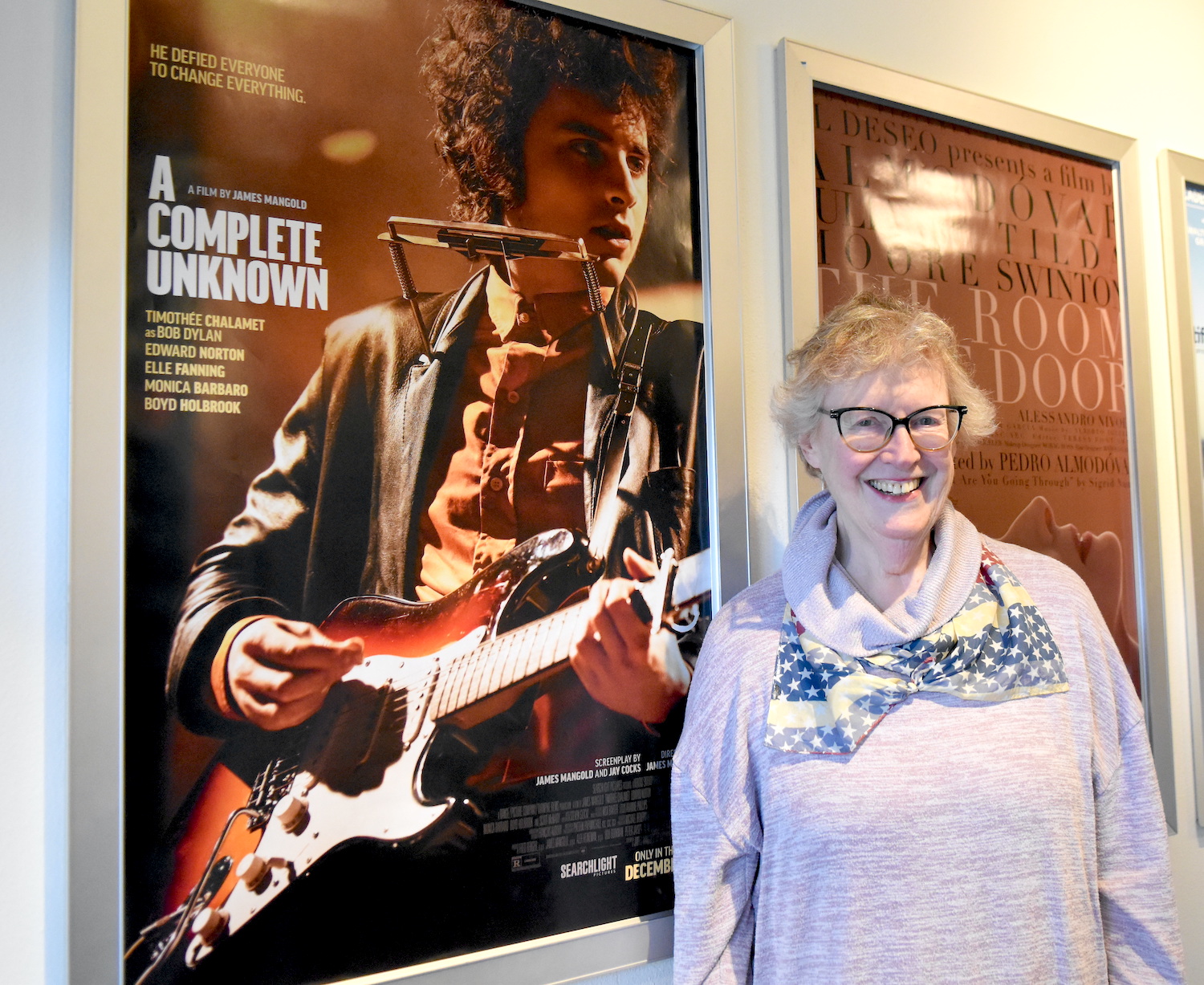 Prolific moviegoer Kathy Bell receives official ‘A Complete Unknown ...