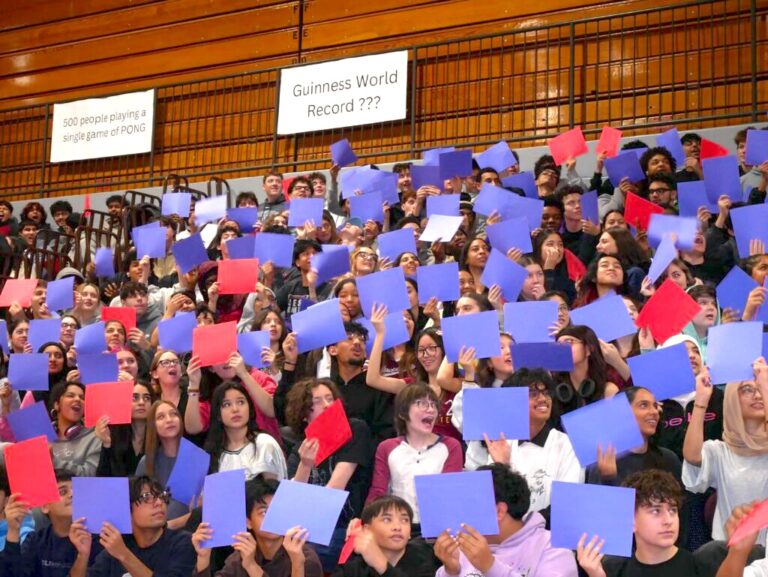 King Pong?: Aiming at a word record, Niles North students code and play ...
